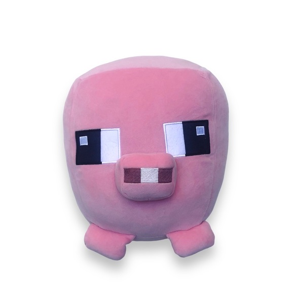 Mattel | Toys | Minecraft Pink Pig Plush Mattel | Poshmark